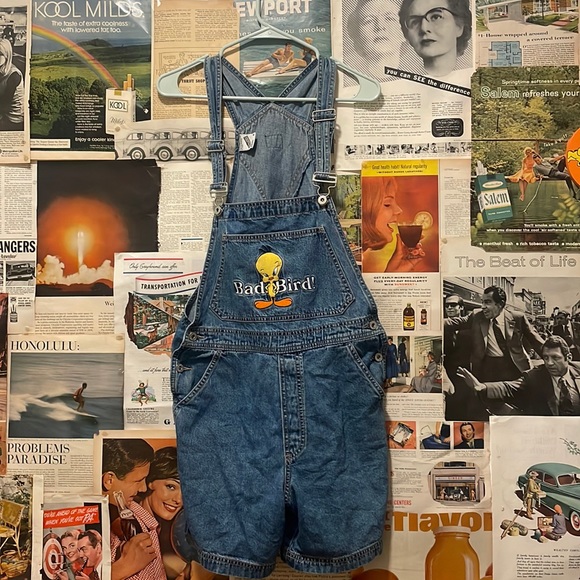 Warner Bros. | Pants & Jumpsuits | Vintage Looney Tunes Tweety Bird ...